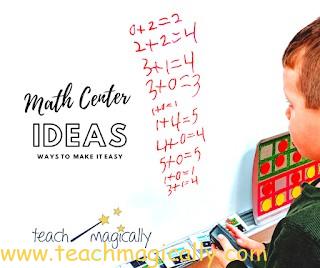 7 Math Centers Ideas to Make Math Easy - Teach Magically